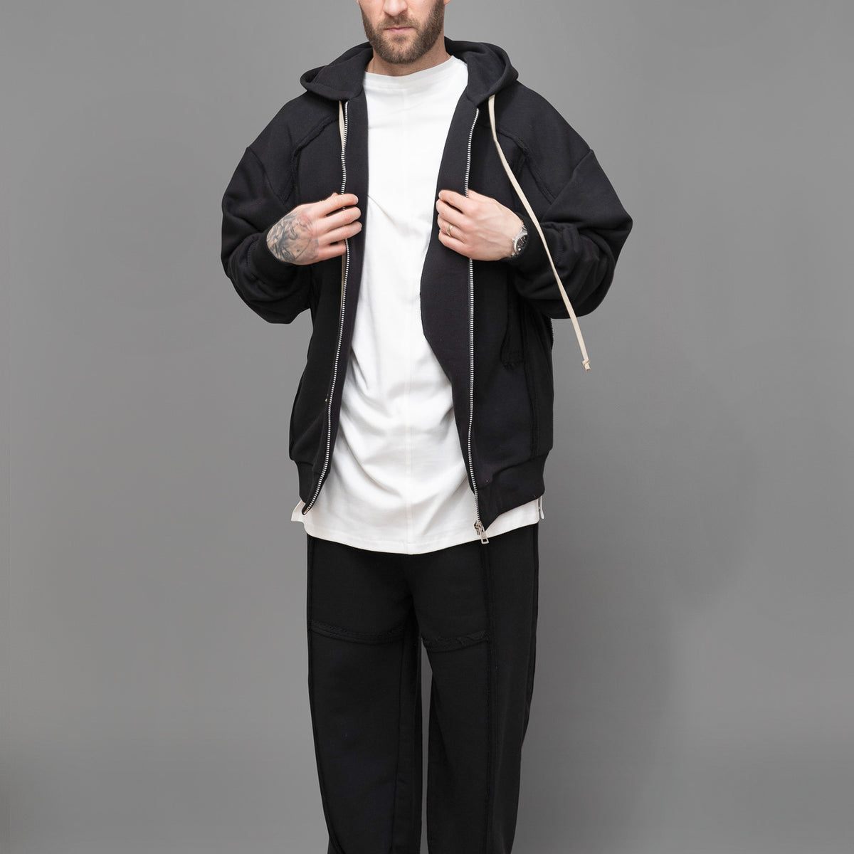 Hanorac Oversized cu Maneca Raglan – Gherlan Mihaela